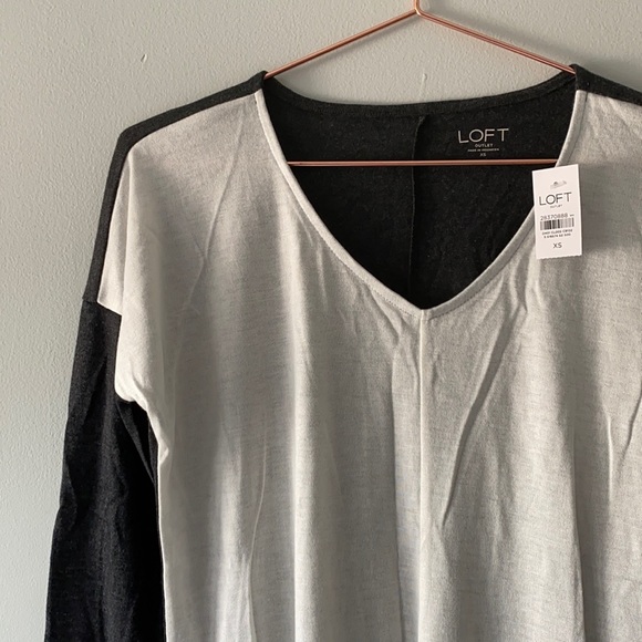 LOFT | Tops | Nwt Loft Colorblock T | Poshmark